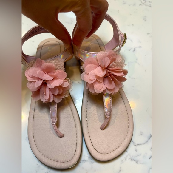 The Children's Place | Shoes | Childrens Palace Girls Pink Flower Flat ...